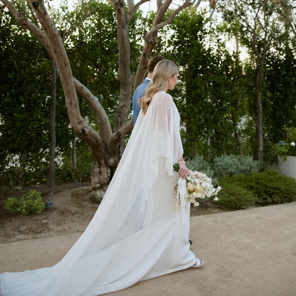 Other | Custom Bridal Cape Veil | Poshmark